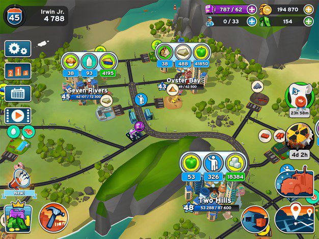 Transit King Tycoon: בואו לבנות את עיר החלומות שלכם